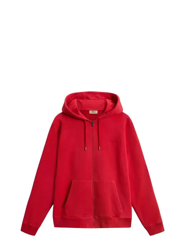 Woolrich Fleece Zip-up Hoodie - Red