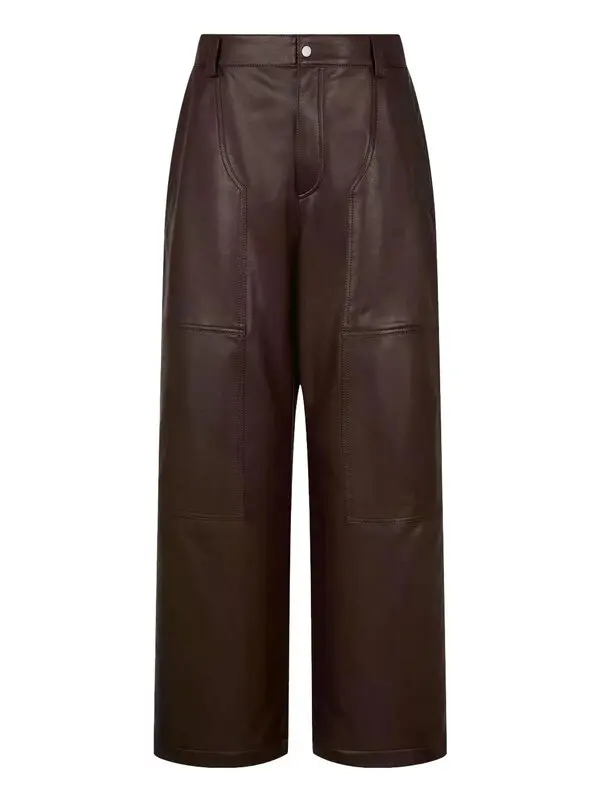 STUDIO TOMBOY Button-fastening Trousers - Brown