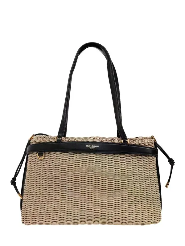 Dolce & Gabbana Woven Tote Bag - Neutrals