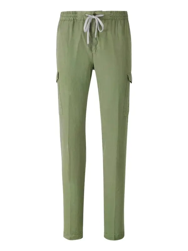 PT TORINO Cargo-pocket Tapered Trousers - Green