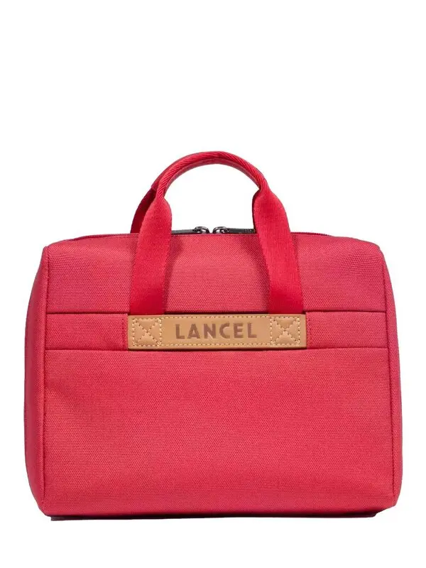 LANCEL Neo Partance Wash Bag - Red