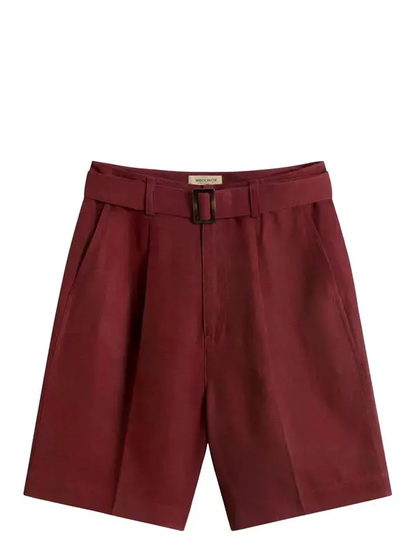 Woolrich Pleat-detailing Shorts - Red