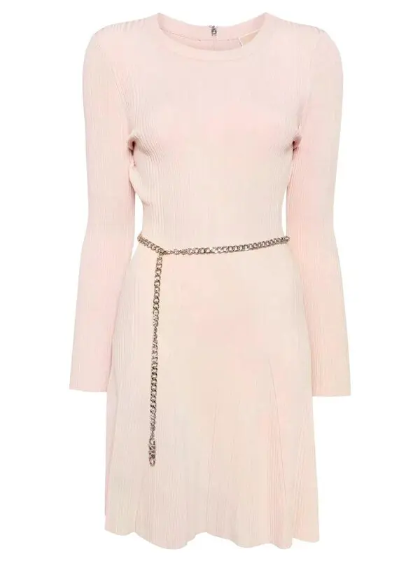 Michael Kors Chain Belt Mini Dress - Pink