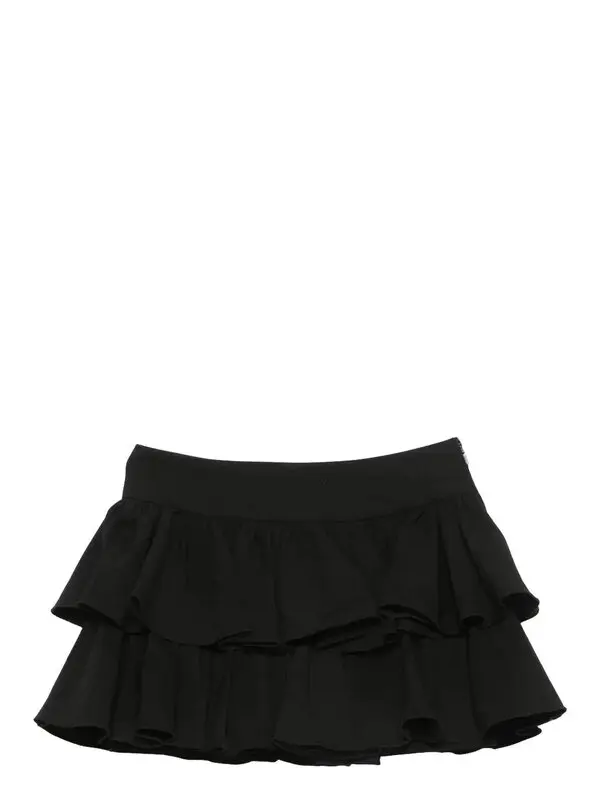 ROTATE BY BIRGER CHRISTENSEN Tiered Mini Skirt - Black