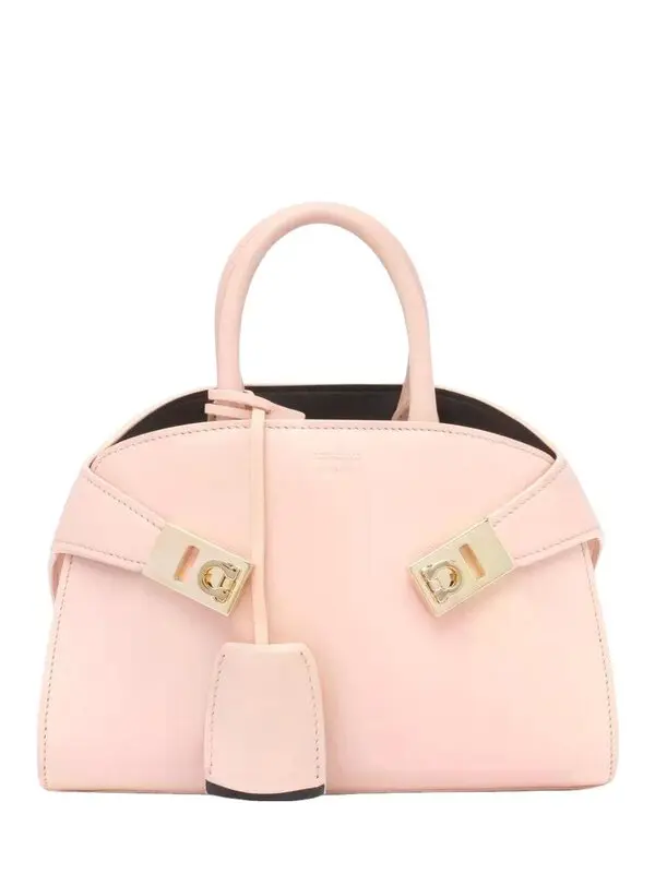 FERRAGAMO Mini Hug Cross Body Bag - Pink