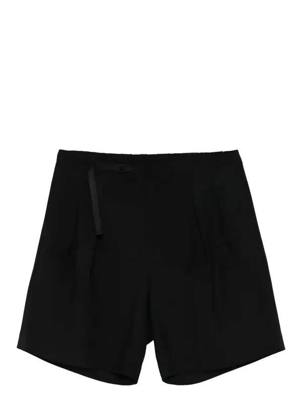 SEVEN GAUGE Belted Shorts - Black