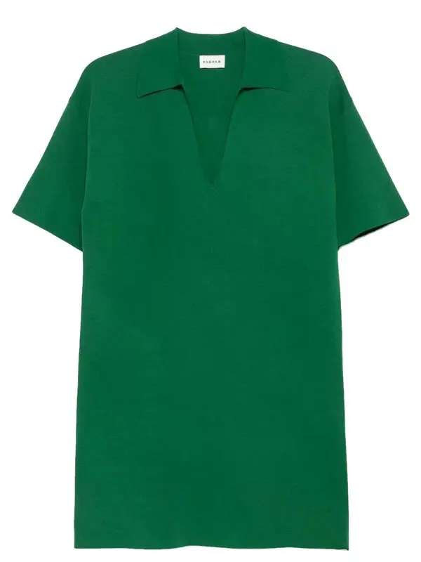 P.a.r.o.s.h Roma Mini Dress - Green