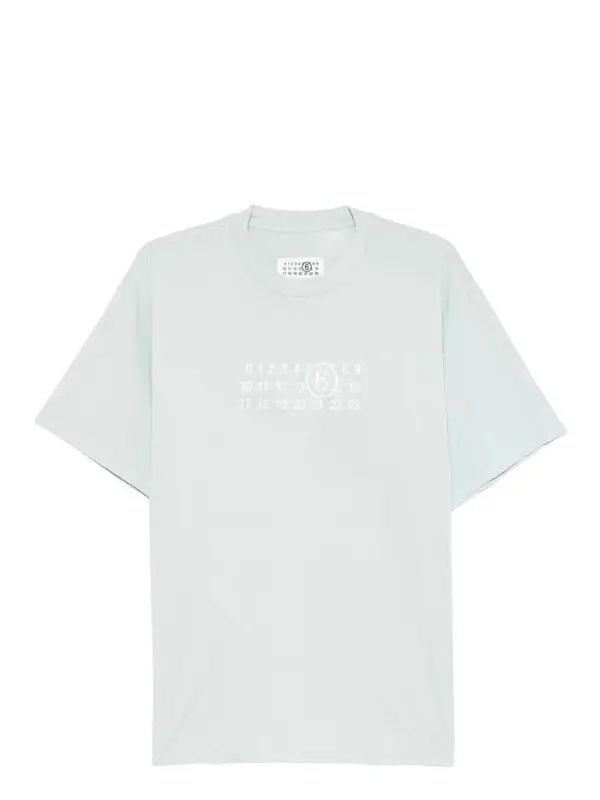 MAISON MARGIELA Numbers-motif T-shirt - Green