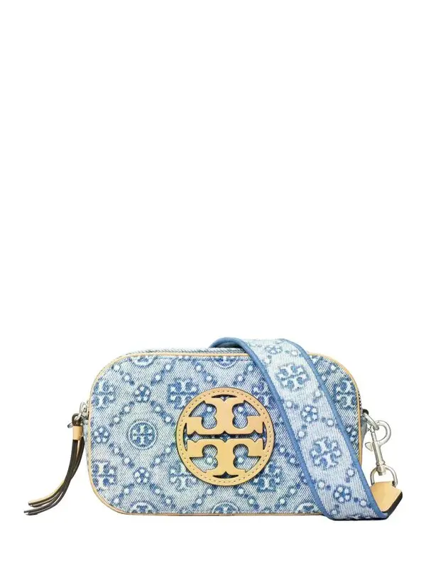 Tory Burch Mini Miller Denim Crossbody Bag - Blue