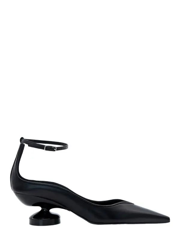 LUCASHEVA Love Leather Pumps - Black