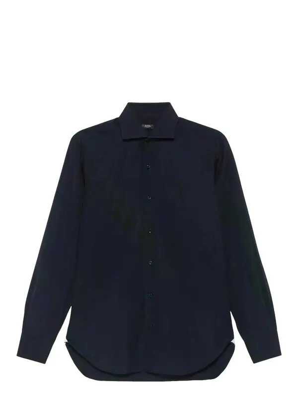 BARBA NAPOLI Cotton Shirt - Blue