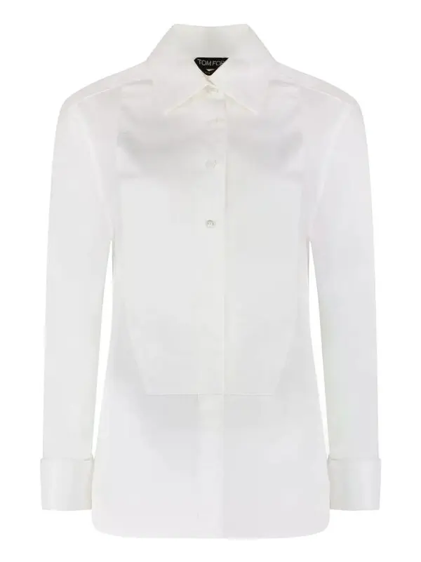 TOM FORD Structured Button-down Shirt - White
