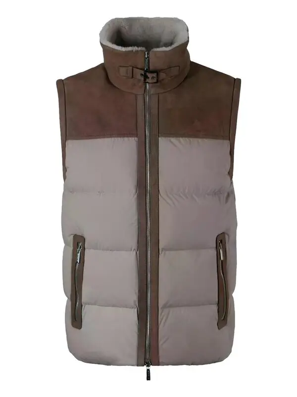 MOORER Imer Gilet - Neutrals