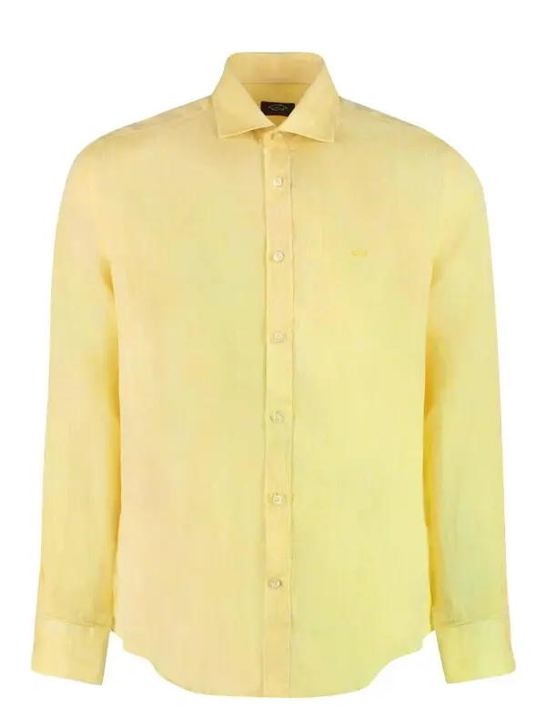 Paul & Shark Linen Shirt - Yellow