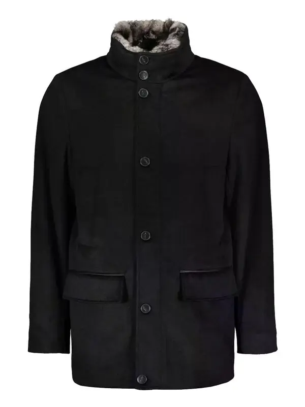 Paul & Shark Single-breasted Coat - Black
