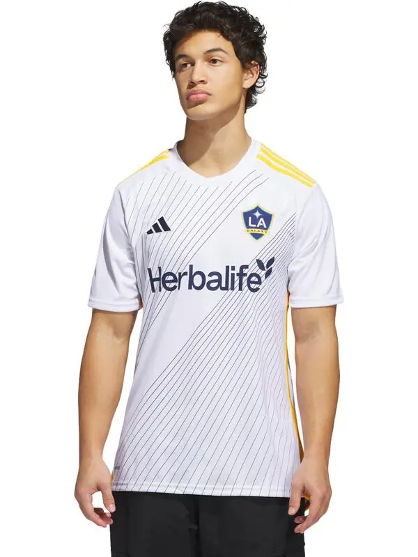 Adidas La Galaxy 24/25 Home Jersey - White / Dark Blue