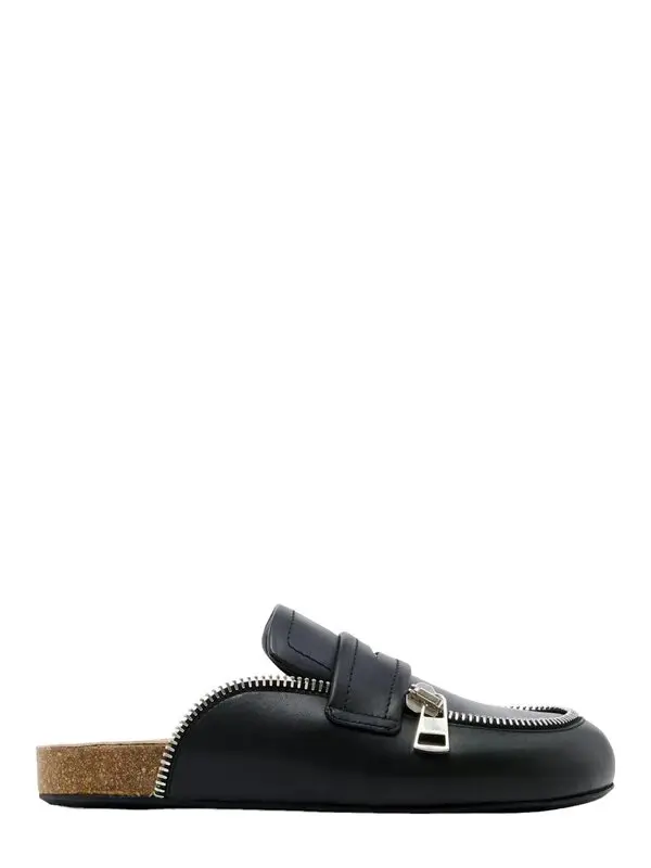 JW Anderson Leather Mules - Black