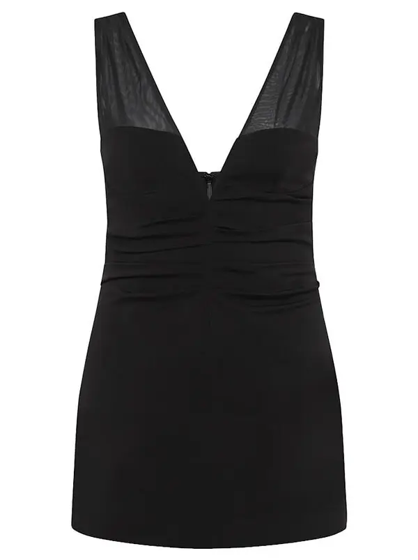 Sir The Label Florent Mini Dress - Black
