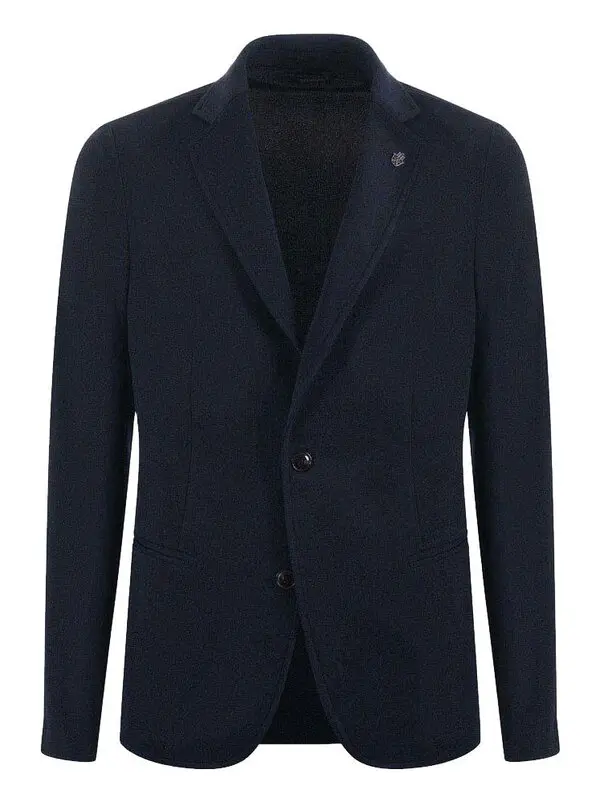 DANIELE ALESSANDRINI Classic Two-button Jacket - Blue
