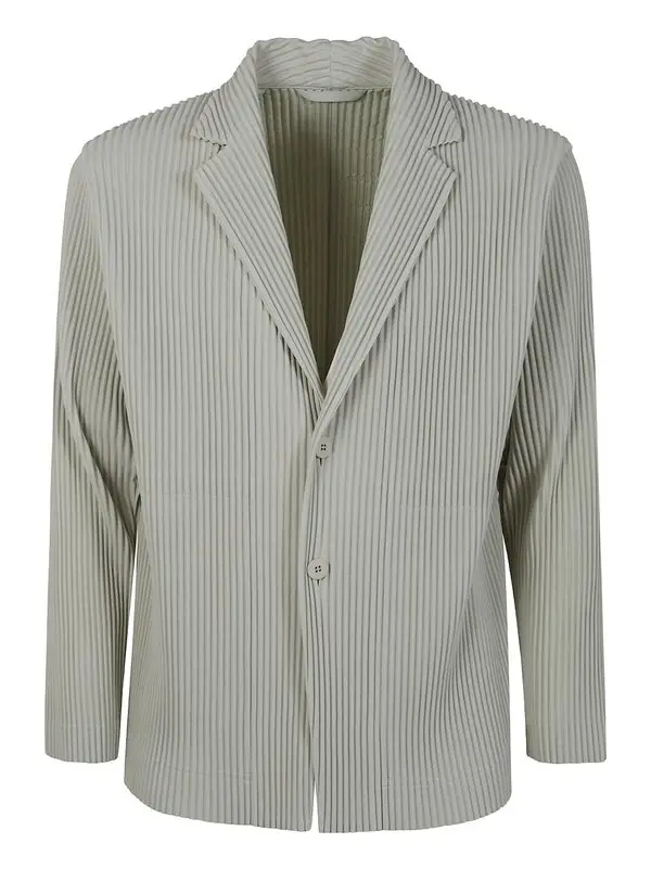 Issey Miyake Tailored Pleats Jacket - Grey