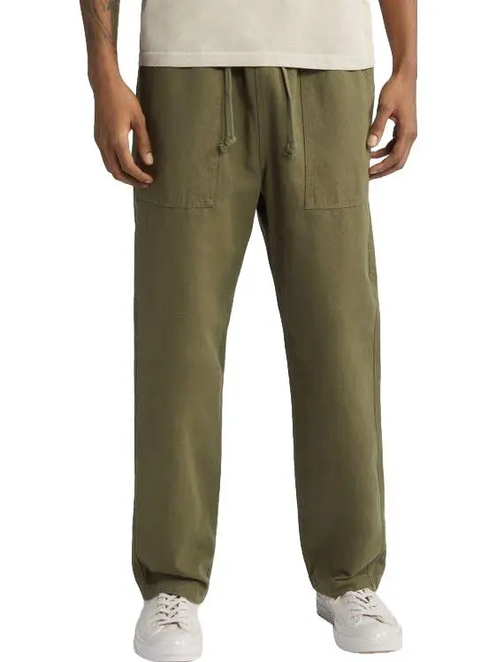 SERVICE WORKS Cotton Canvas Chef Pants - Olive