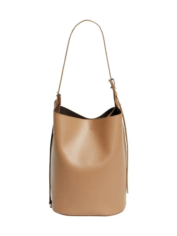 Proenza Schouler Brant Leather Bucket Bag - Cumin