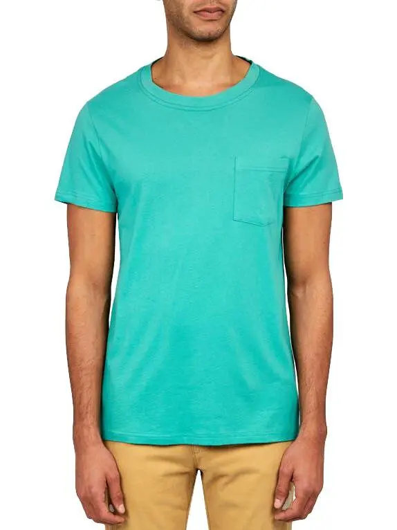 CON.STRUCT Slim Fit Solid Crew T-shirt - Mint Green