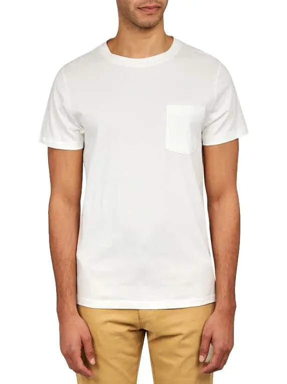 CON.STRUCT Slim Fit Solid Crew T-shirt - White