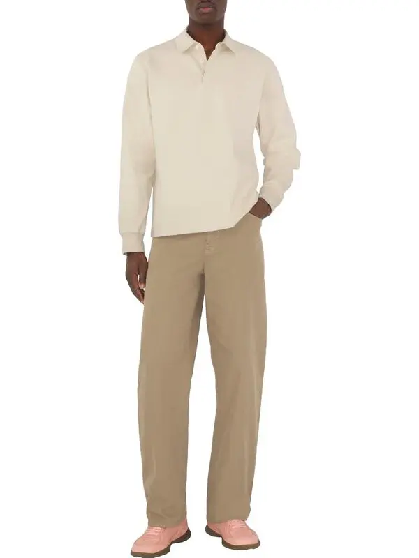 Burberry Cotton Twill Trousers - Quill
