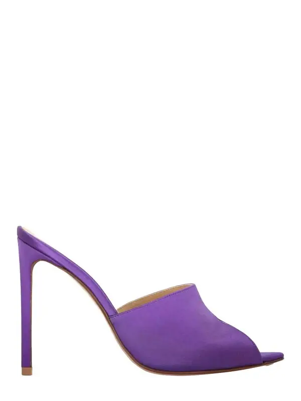 FRANCESCO RUSSO 115mm Leather Sandals - Purple
