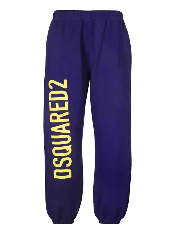Dsquared2 Logo-print Cotton Track Pants - Purple