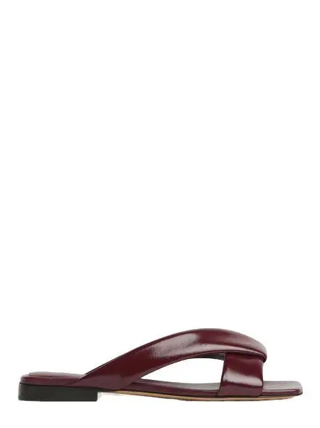 Bottega Veneta Flat Cushion Sandals - 2240 Barolo