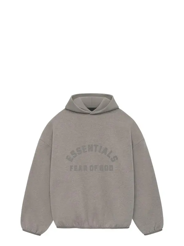 Fear Of God Nylon Fleece Hoodie 'heather /dust - Grey