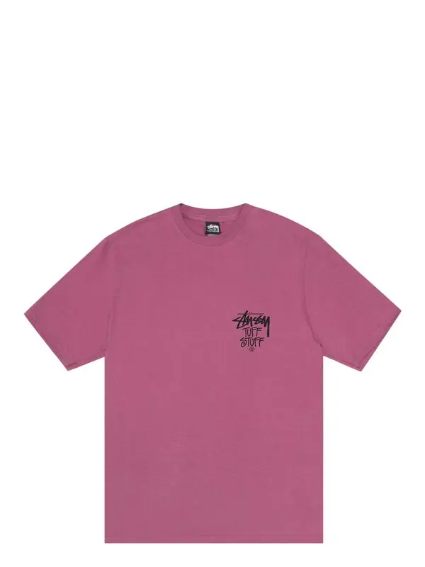 StÜssy Tuff Stuff Tee 'berry - Pink