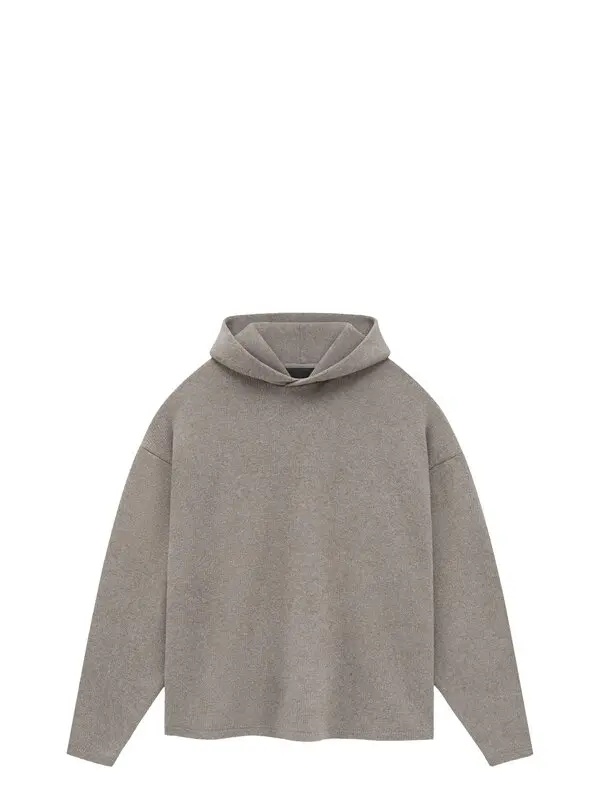 Fear Of God Knit Hoodie 'heather - Grey