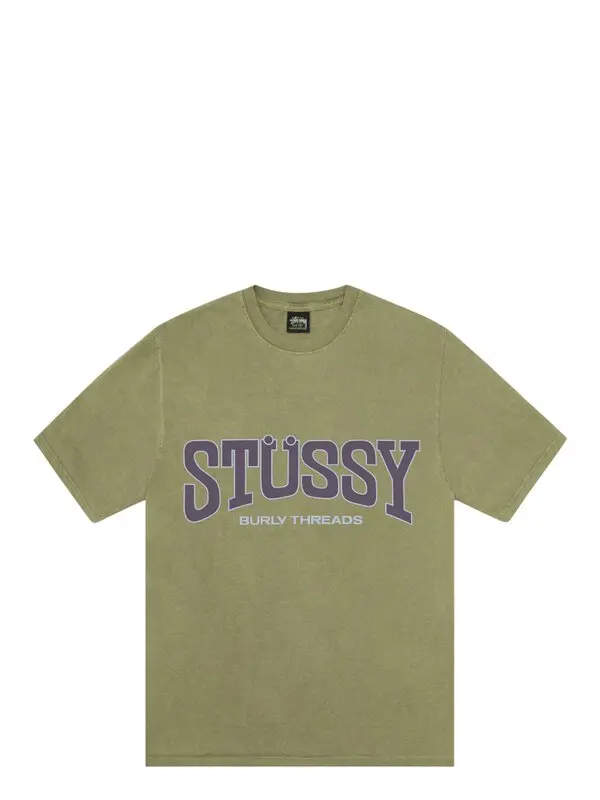 StÜssy Burly Threads Tee 'olive - Green