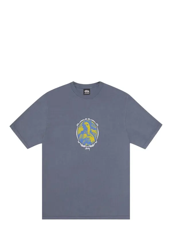 StÜssy Venus Oval Tee 'indigo - Blue