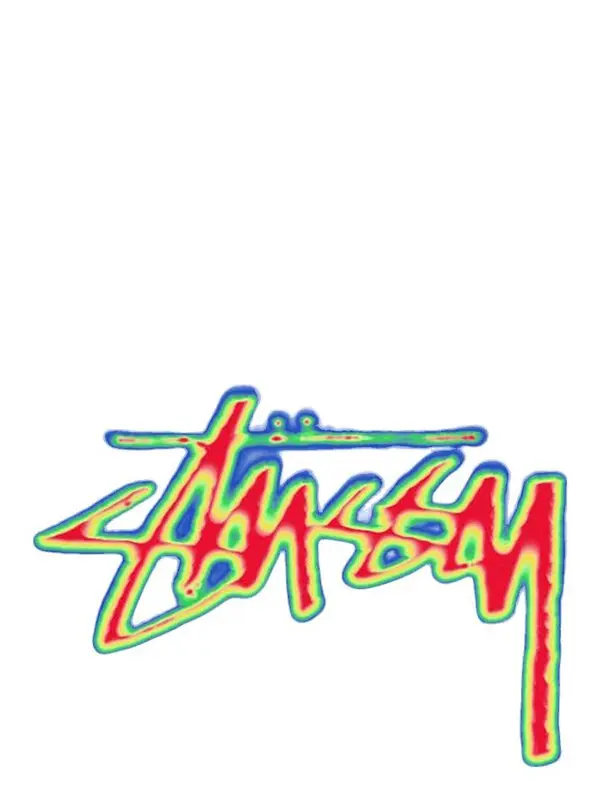 StÜssy Thermal Stock Tee - White