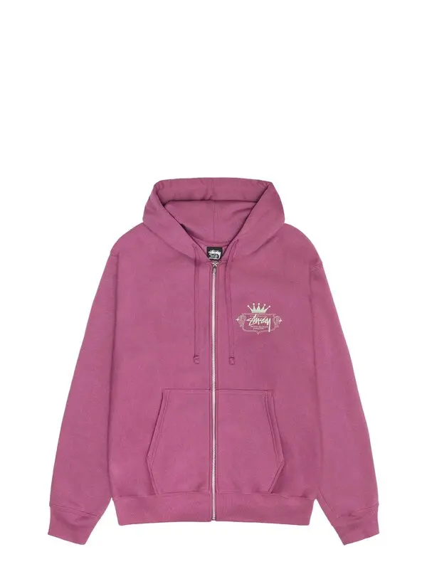 StÜssy Built To Last Zip Hoodie - Pink