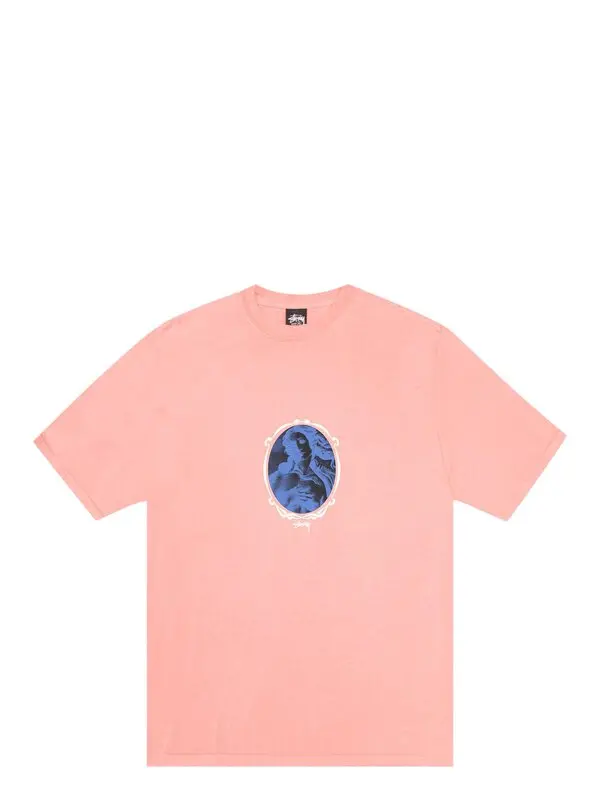 StÜssy Venus Oval Tee 'coral - Pink