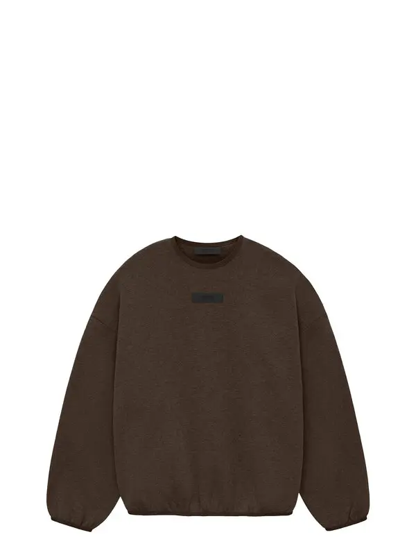 Fear Of God Crewneck 'heather Wood - Brown