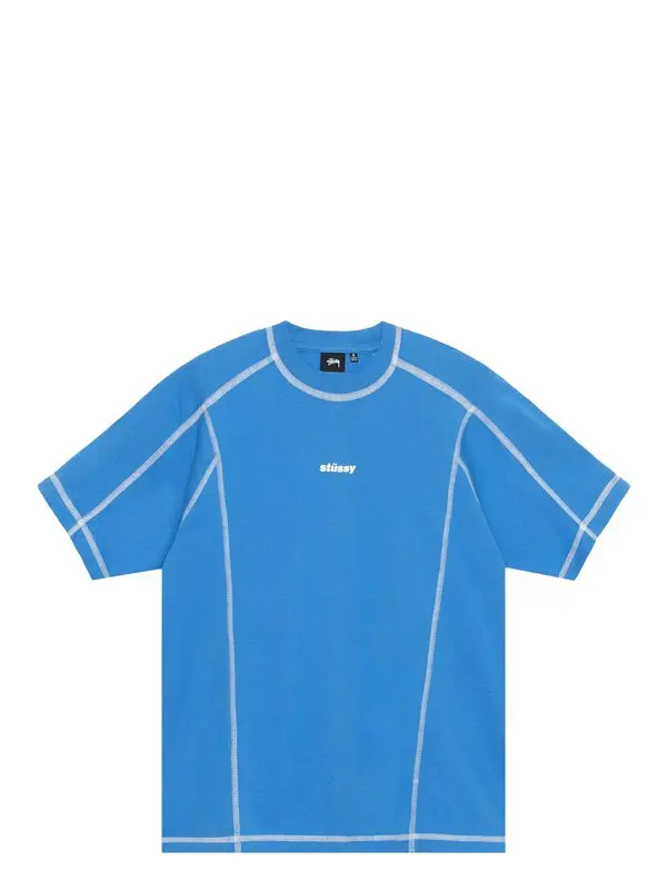 StÜssy Wave Short-sleeve Crew - Blue