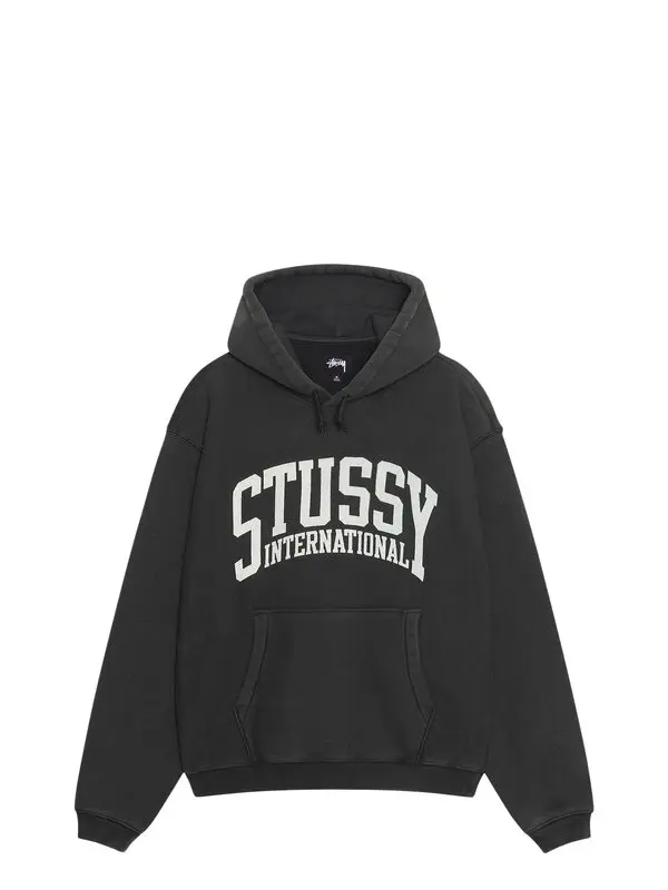 StÜssy Relaxed International Hoodie - Black