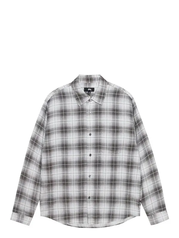 StÜssy Matthew Printed Plaid Shirt - Brown