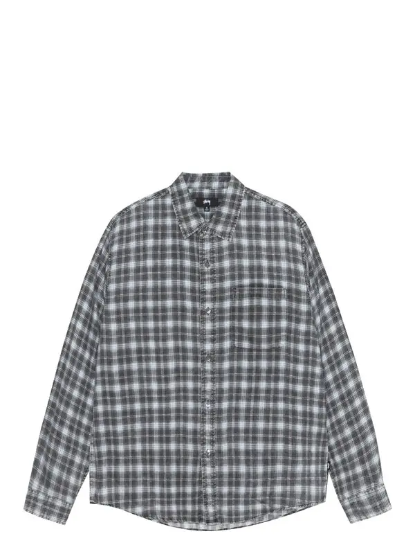 StÜssy Matthew Printed Plaid Shirt - Blue