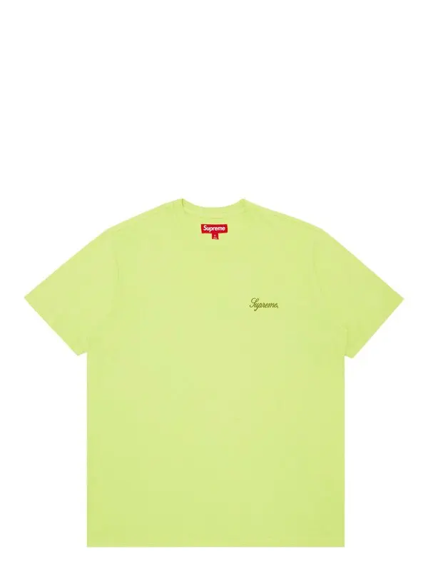 Supreme Washed Script Top - Green