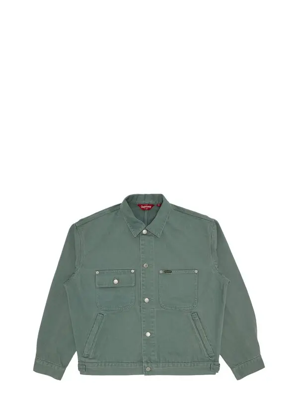 Supreme Denim Chore Trucker Jacket - Green