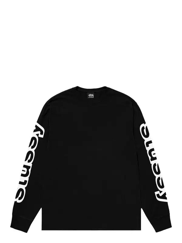StÜssy Sideways Long-sleeve Tee - Black