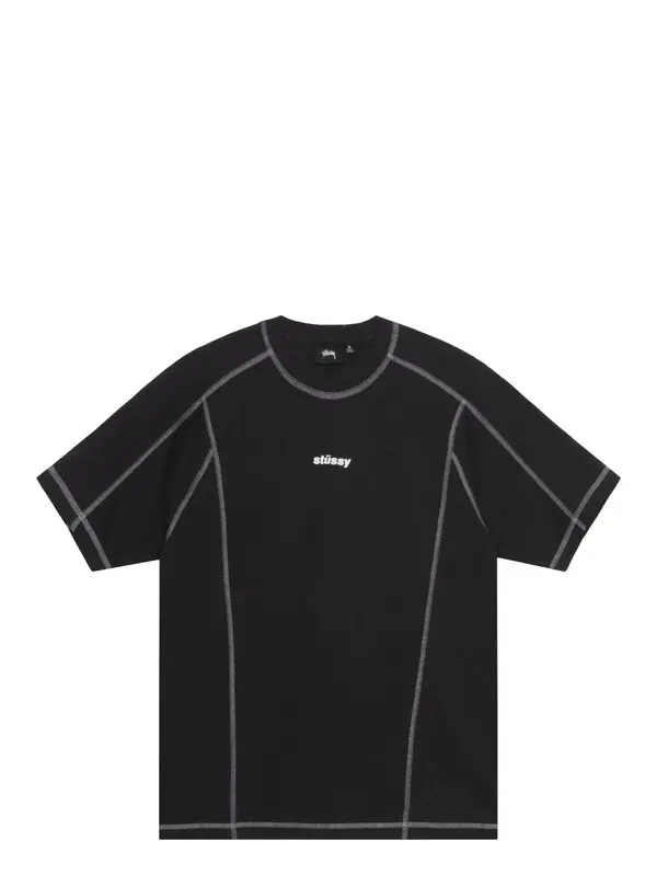 StÜssy Wave Short-sleeve Crew - Black