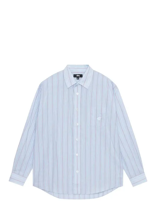 StÜssy Classic Striped Shirt 'light - Blue